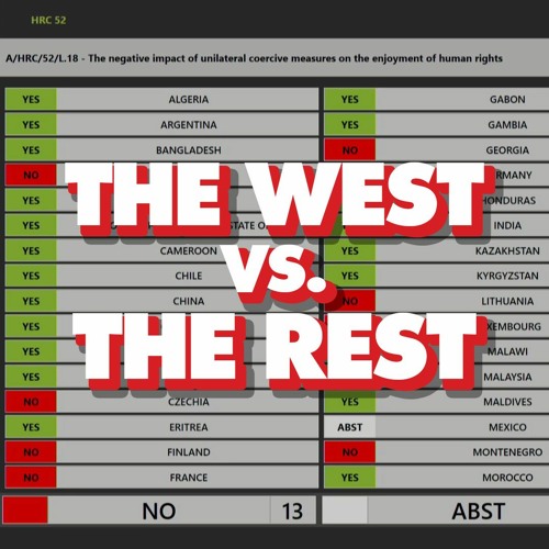 Stream West vs the rest: World opposes sanctions, only US & Europe ...