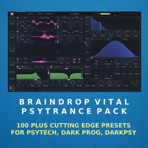 Stream BRAINDROP VITAL PSYTRANCE PACK by Braindrop | Synister Sound ...