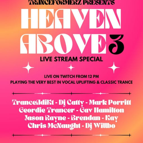 Stream HEAVEN ABOVE IN THE MIX WITH SKYRAID UK by Mark Porritt | Listen ...