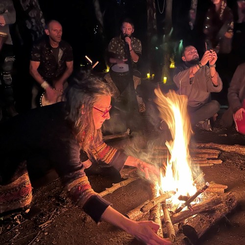 Stream Fox & Badge April 22 - Pagan Spring integration by Jane Latham ...