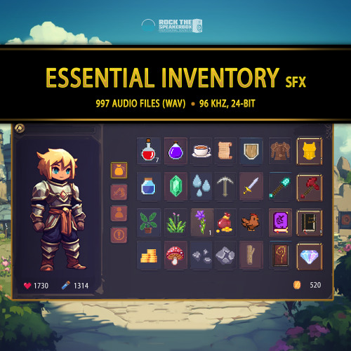 Stream Essential Inventory Sound Effects Pack by WOW Sound - Royalty Free Game Sound Effects ...