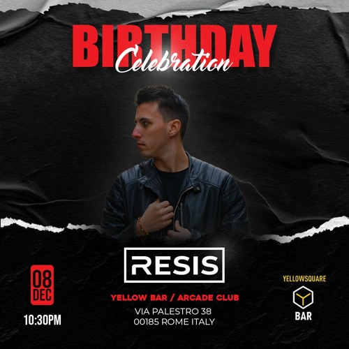 Stream Resis Live At Yellow Bar (Arcade Club) - Rome, Italy by Resis ...