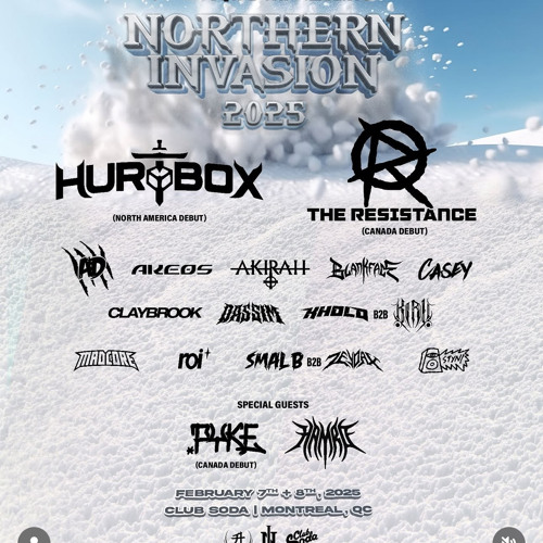 Stream xSTVRSCREVMx | Listen to Northern Invasion 2025 Line Up playlist ...
