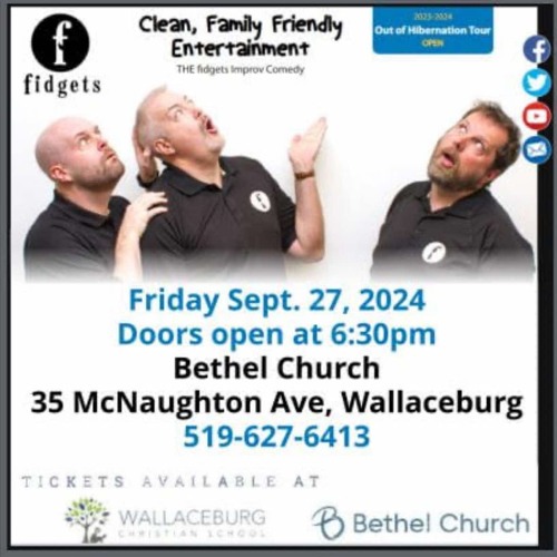 Stream 'The Fidgets' bringing clean comedy show to Bethel Church in ...