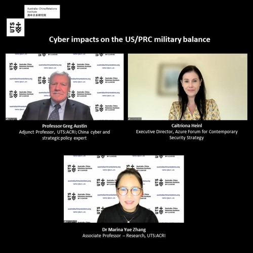 Stream Cyber impacts on the US/PRC military balance by UTS:ACRI ...