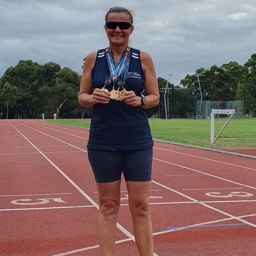 Stream Gold medal-winning Masters runner Nadine Edwards by One FM 98.5 ...