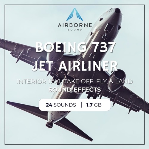 Stream Boeing 737 Jet Airliner Sound Library Audio Demo Preview Montage ...
