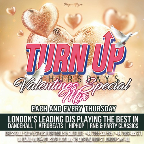 Stream Turn Up Thursday's - Valentines Special Mix by DJ M3 | Listen ...