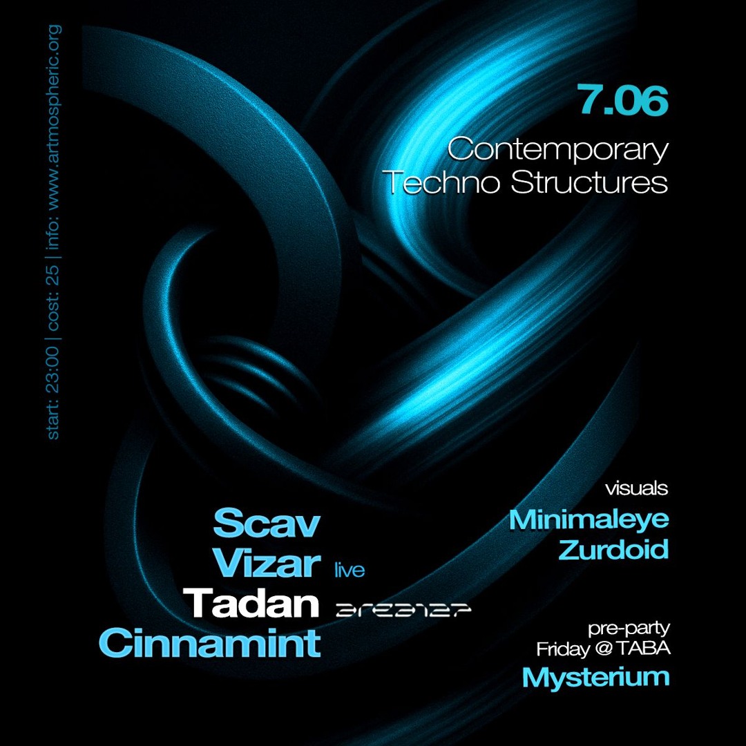 Stream CTS1: Tadan @ Contemporary Techno Structures - club DOM Sofia - 20250607 by Artmospheric ...