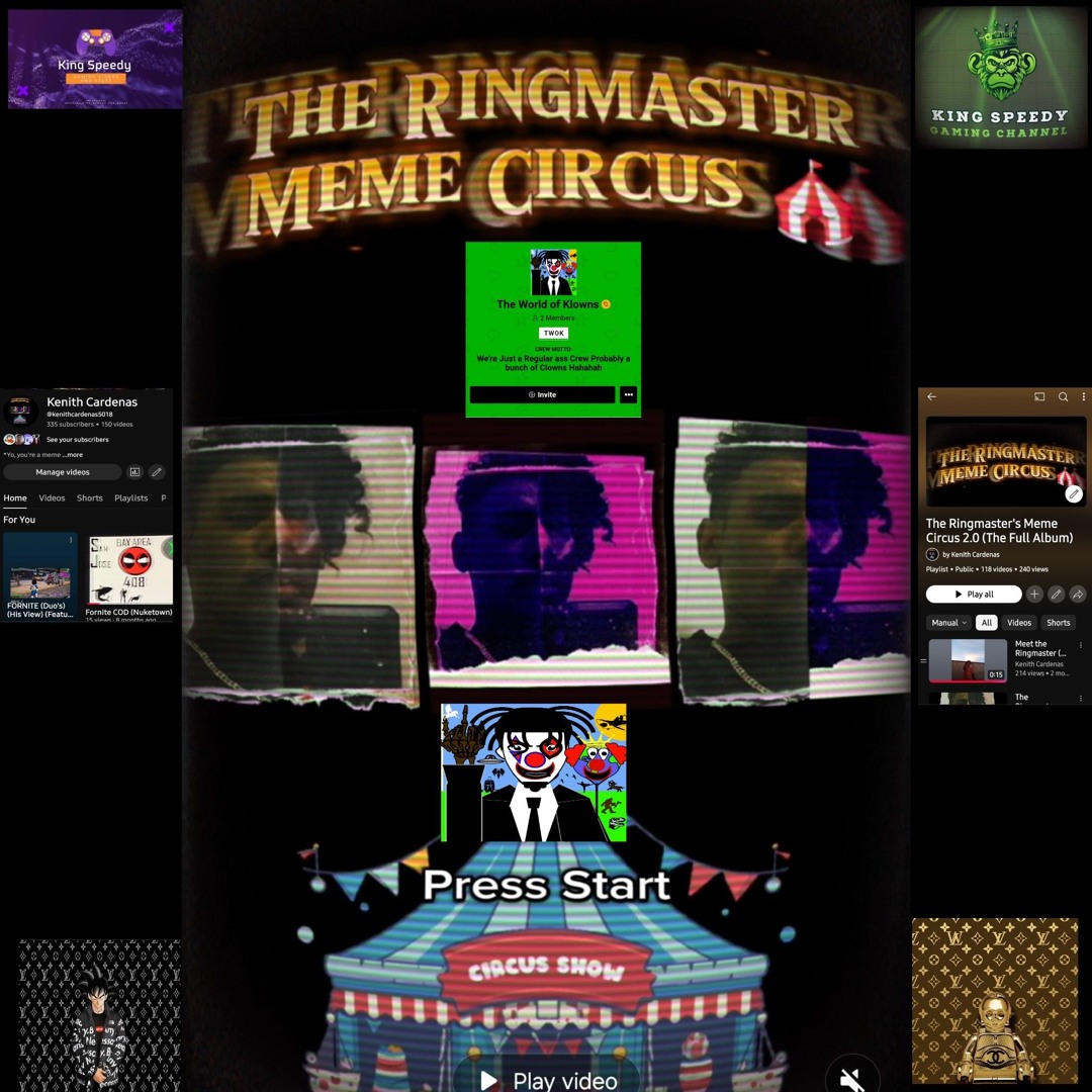 Stream The Ringmaster's Gaming Meme Intro by King Speedy The Great ...