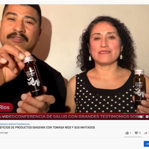 Stream TESTIMONIOS Y BENEFICIOS DE PRODUCTOS ISAGENIX CON TOMASA RIOS Y ...