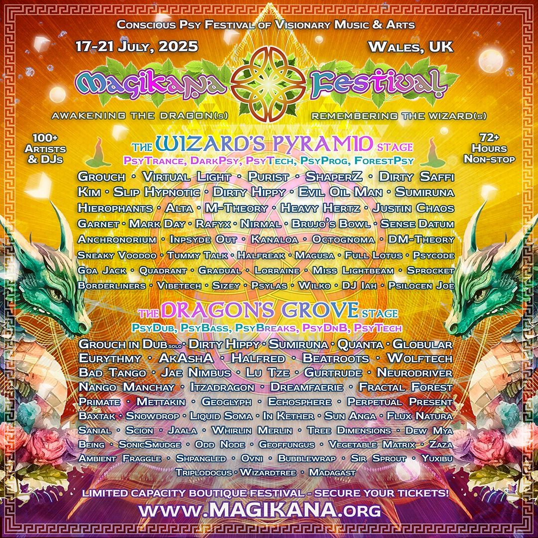 Stream Magikana Festival | Listen to Magikana 2025 ~ Wizard's Pyramid Lineup | PsyTrance ...