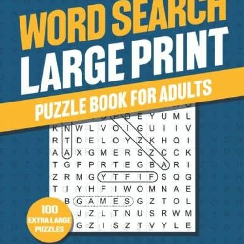 Stream Episode Book Pdf Word Search Large Print Word Search Puzzle