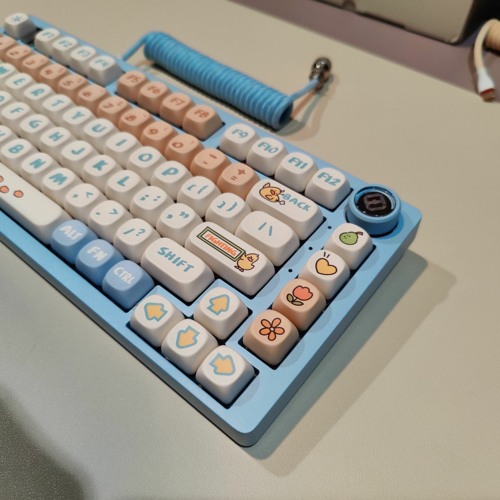 Stream mmd princess tactile 48g, hime75 keyboard with moa keycaps sound ...