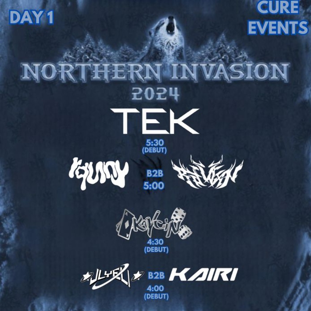 Stream CURE EVENTS NORTHERN INVASION 2024 - KAYCIN SET [DEBUT] by ...