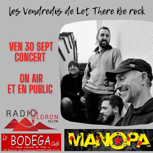 Stream Manopa Live au Bodéga Café (Vendredis de Let there be rock ...