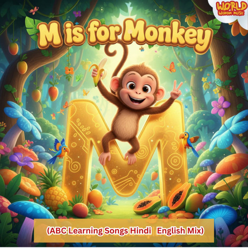 Stream M for Monkey – मैं हूँ बंदर मस्त मियाँ (Hindi Alphabet Song for ...