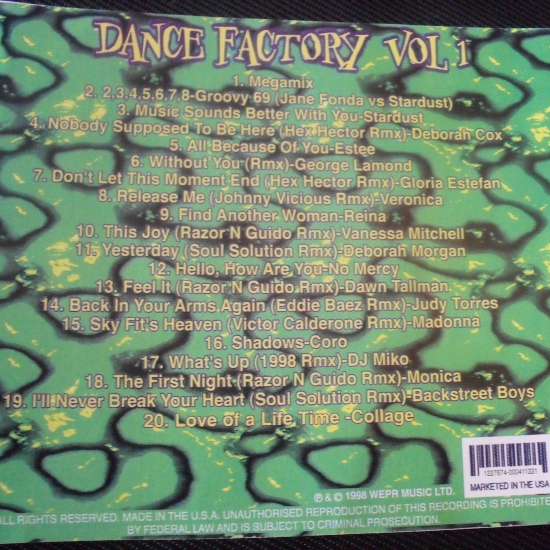 Stream Dance Factory Vol 1 CD/PROMO by Claps Commander | Listen online ...