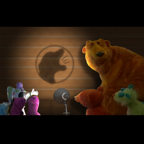 Stream Buzz Lightyear Makes a Shadow Puppet Challenge with Bear by ...