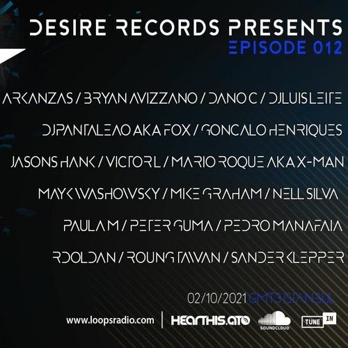Stream DJ MARIO ROQUE AKA X - MAN - Desire Records Presents Episode 012 ...