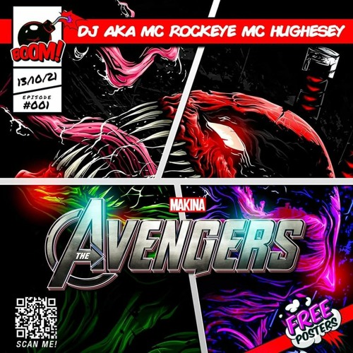 Stream DJ Aka MC's Rockeye & Hughesey - Makina Avengers by DJ Aka ...