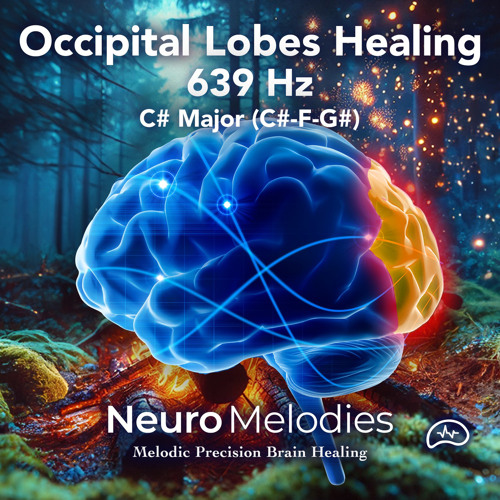Stream Occipital Lobes Healing | 639 Hz | C# Major | Crackling Fire Soundscape by Neuro Melodies ...