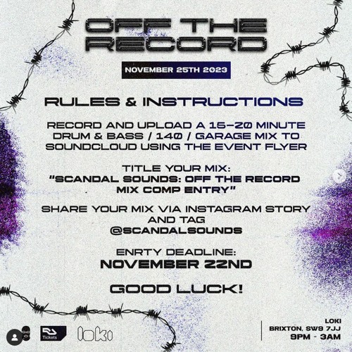 Stream SCANDAL SOUNDS: ‘OFF THE RECORD’ BASSIS COMP MIX ENTRY by Bassis ...