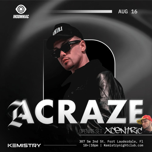 Stream XCENTRiC - Opening Set @ Kemistry for ACRAZE by XCENTRiC RECORDS | Listen online for free ...