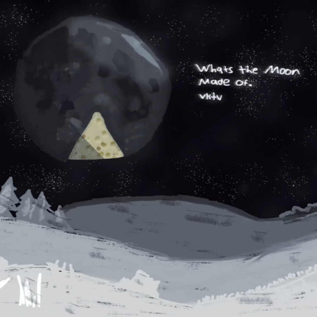 Stream whats the moon made of. (vktv) by CosmicBoros | Listen online ...