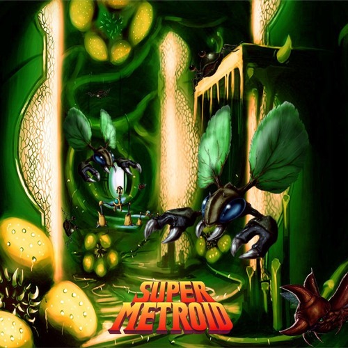 Stream Super Metroid Remake - Green Brinstar Overgrown with Vegetation ...