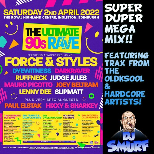 Stream The Ultimate 90's Rave Super-Duper-Mega-Mix! by DJ SMURF (GGM ...