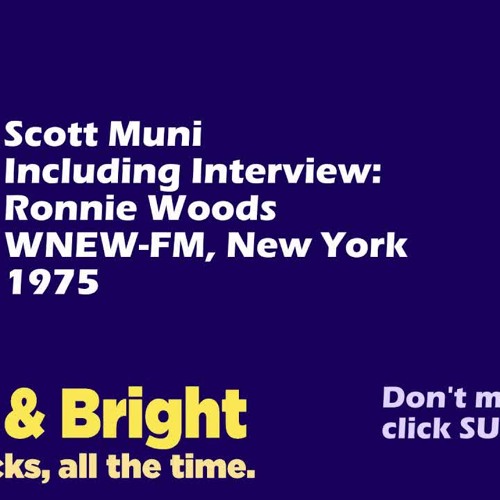 Stream Scott Muni - WNEW-FM, New York - 1975 - Radio Aircheck (Includes ...