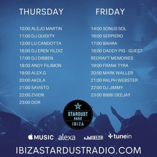 Stream DJ Jimmy - Ibiza Star Dust Radio - Residency - Episode 51 by J I ...