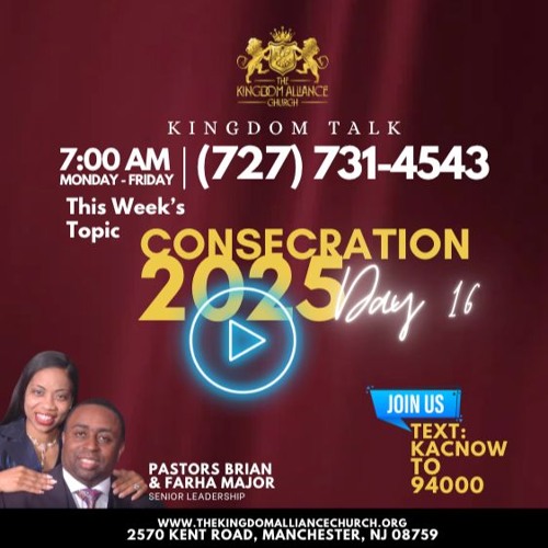 Stream 2025 Consecration Night 16: Pastor Own Alston by Pastors Brian ...