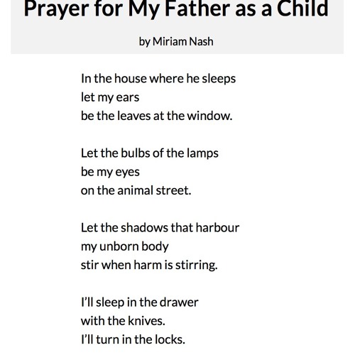 Stream 91 Prayer for My Father as a Child by Miriam Nash by Samuel West ...