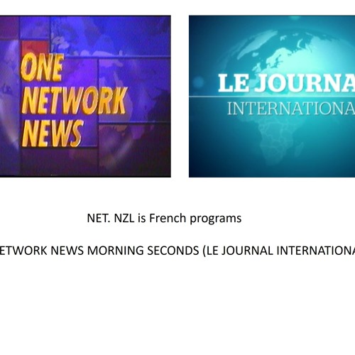 Stream NET. New Zealand - ONE TV (ONE Network News I Le Journal) by ...