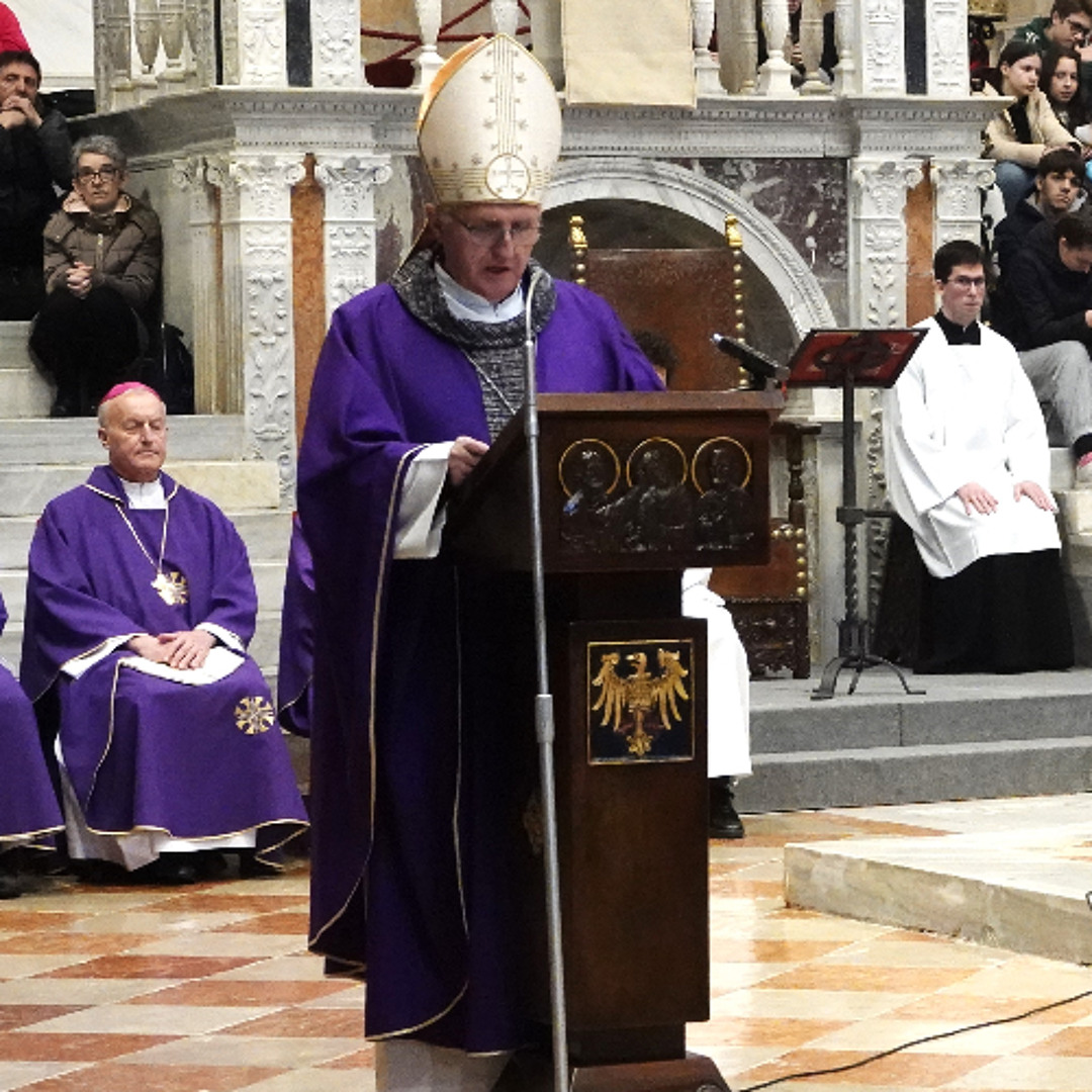 Stream Prisluhni pridigi pri sveti maši med svetoletnim romanjem ...