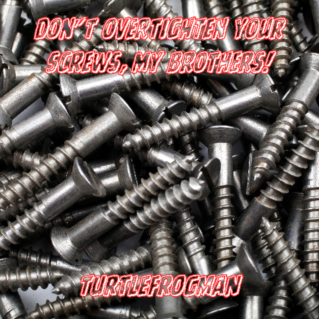 Stream Don't Overtighten Your Screws, My Brothers by TurtleFrogMan ...