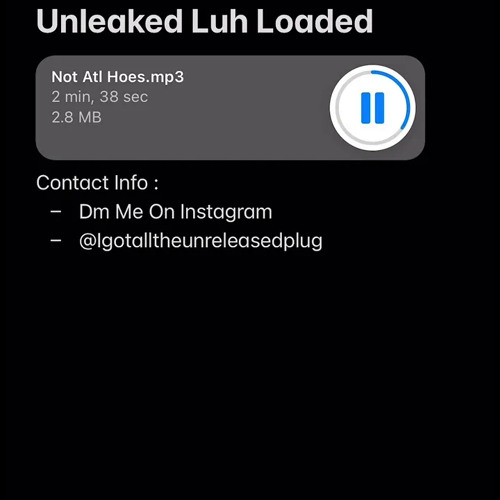 Stream Luh Loaded - Not Atl (Unreleased Snippet) by slime songz💛 ...