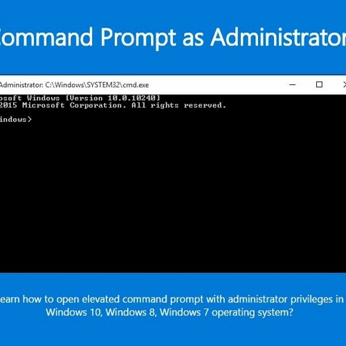 Stream How To Open Command Prompt On Windows 10 8 7 With Admin Rights ...