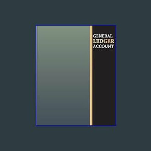 General Ledger Accounting Book