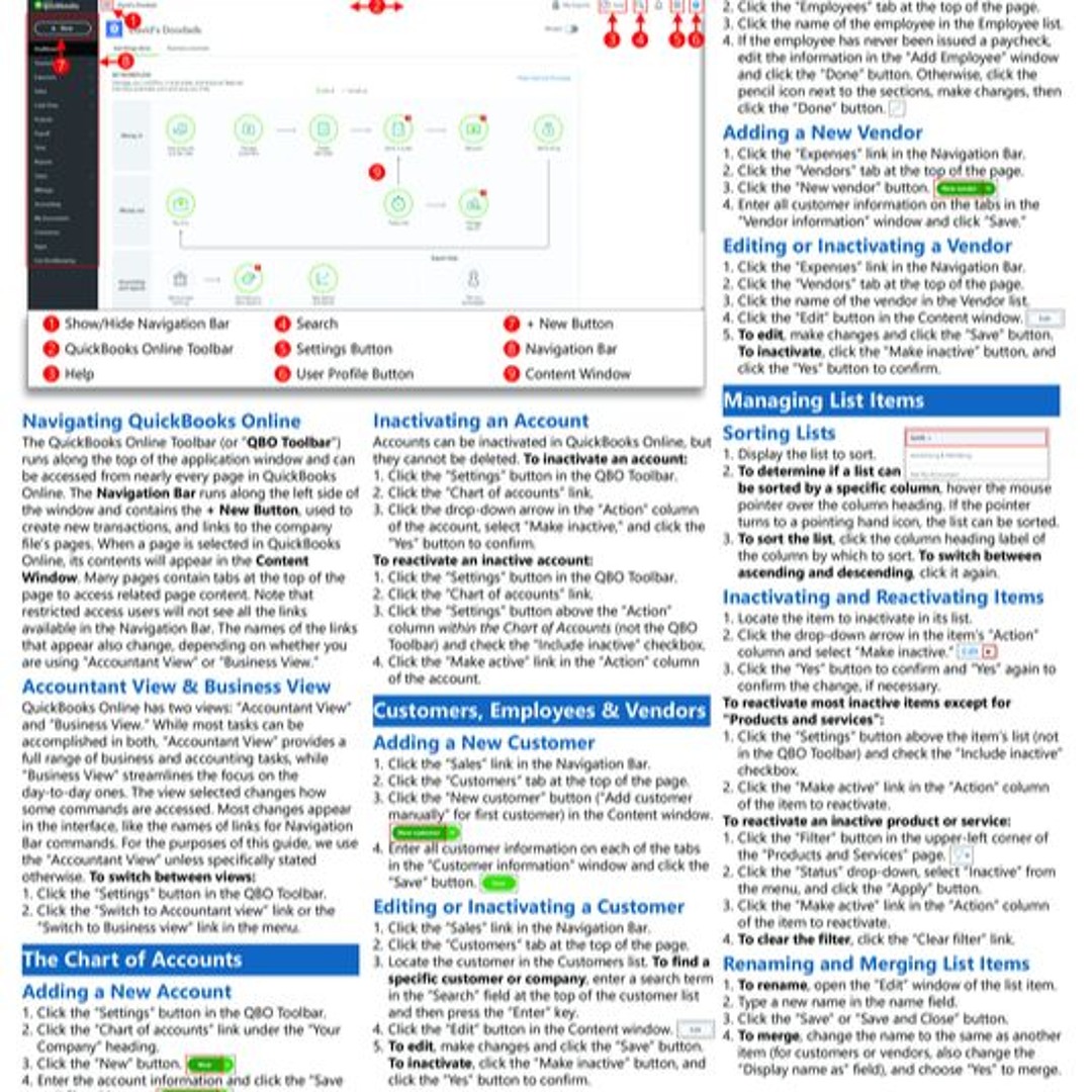Stream [EBOOK] QuickBooks Online Quick Reference Training Guide Cheat ...