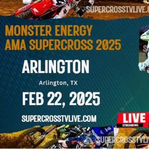 Stream +((OFFICIAL-!LIVE/TV))+ AMA Supercross Arlington Race 2025 LIVE ...