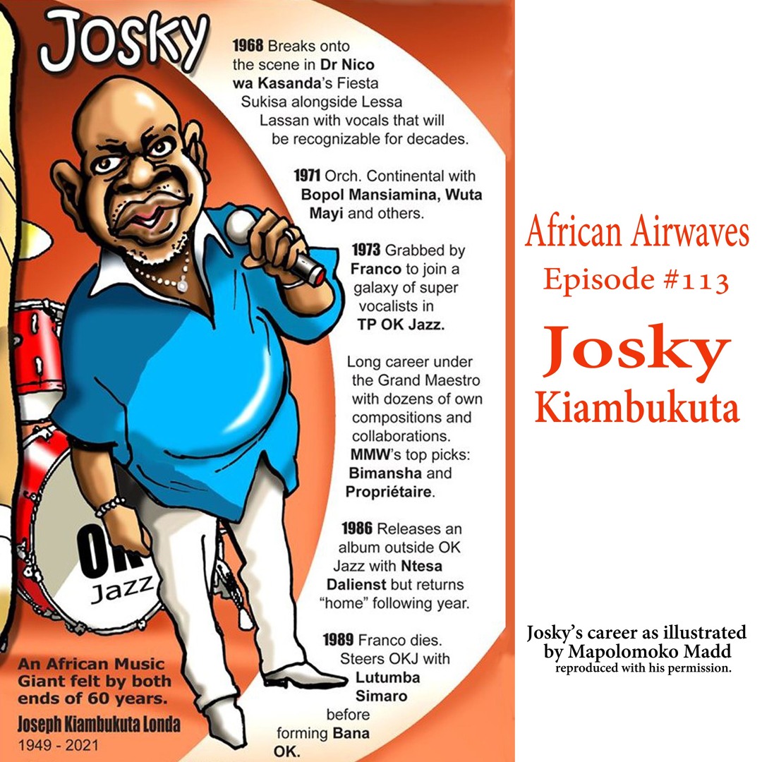 Stream Episode #113 - Josky Kiambukuta by African Airwaves | Listen ...
