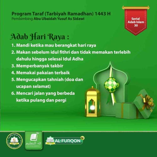 Stream 030 Ust Abu Ubaidah - Adab Berhari Raya by rivansnuryansyah ...