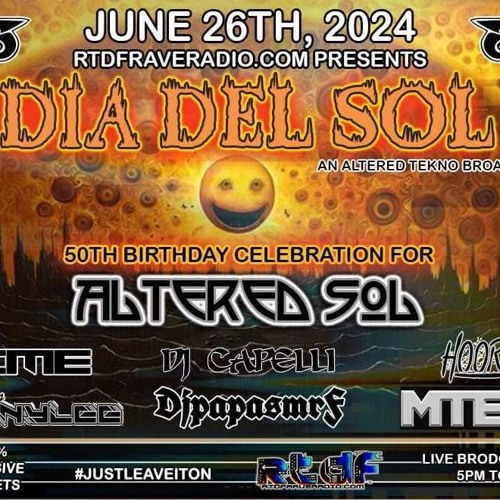 Stream RTDF Rave Radio Presents Dia Del Sol (Hooraa's Set by Hooraa ...