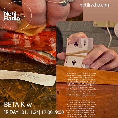 Stream Beta K - 1st November 2024 by Netil Radio | Listen online for ...
