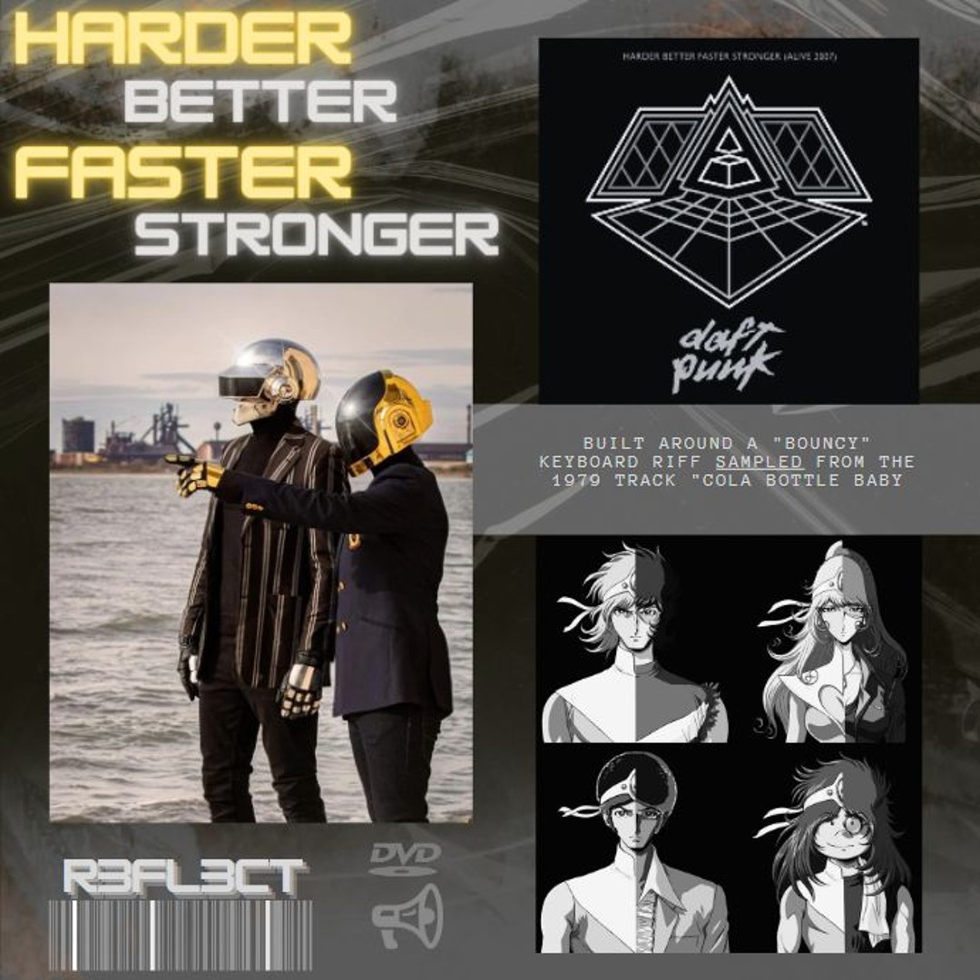 Stream Daft Punk - Harder, Better, Faster, Stronger (R3FL3CT edit) by ...