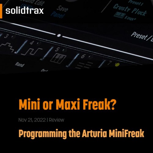 Stream Solidtrax Listen To Mini Or Maxi Freak Minifreak Custom Sounds Playlist Online For