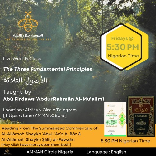 Stream Lesson 8 – The Three Fundamental Principles - Abū Firdaws ... Stream Lesson 8 – The Three Fundamental Principles - Abū Firdaws ...